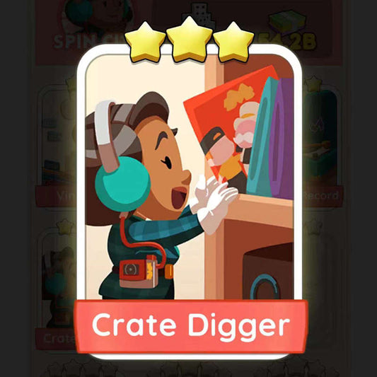 Crate Digger - MonopolyGo-Sticker